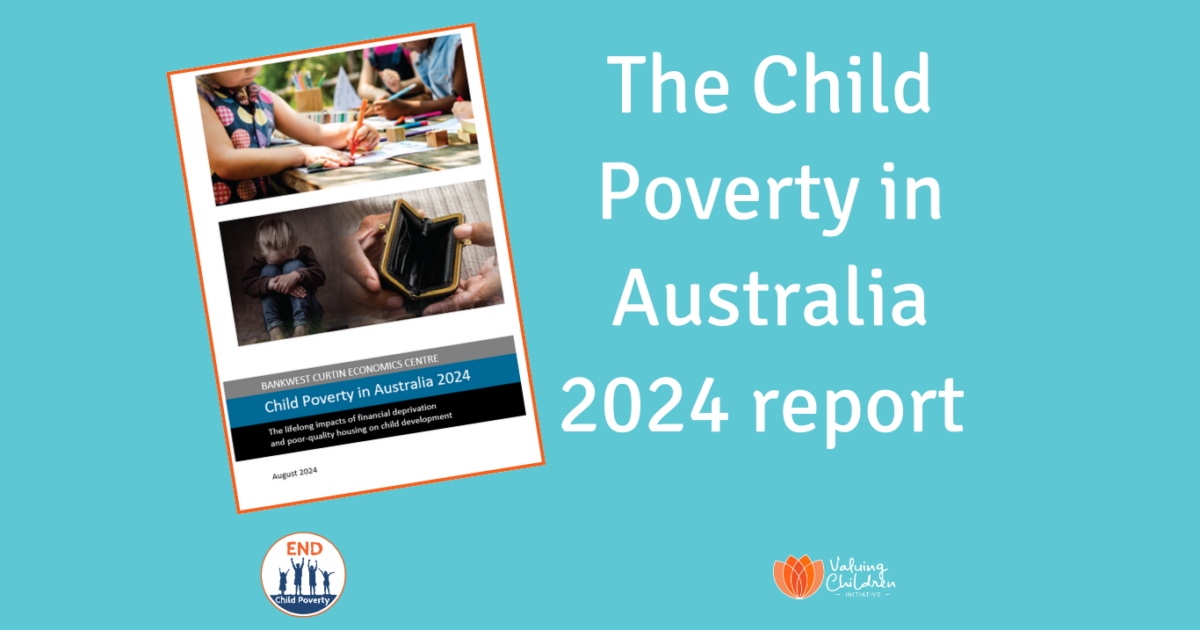 Child Poverty in Australia 2024 report - Valuing Children Initiative