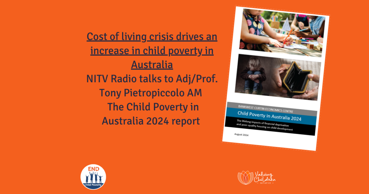 SBS Australia talks to Professor Tony Pietropiccolo AM on the End Child ...